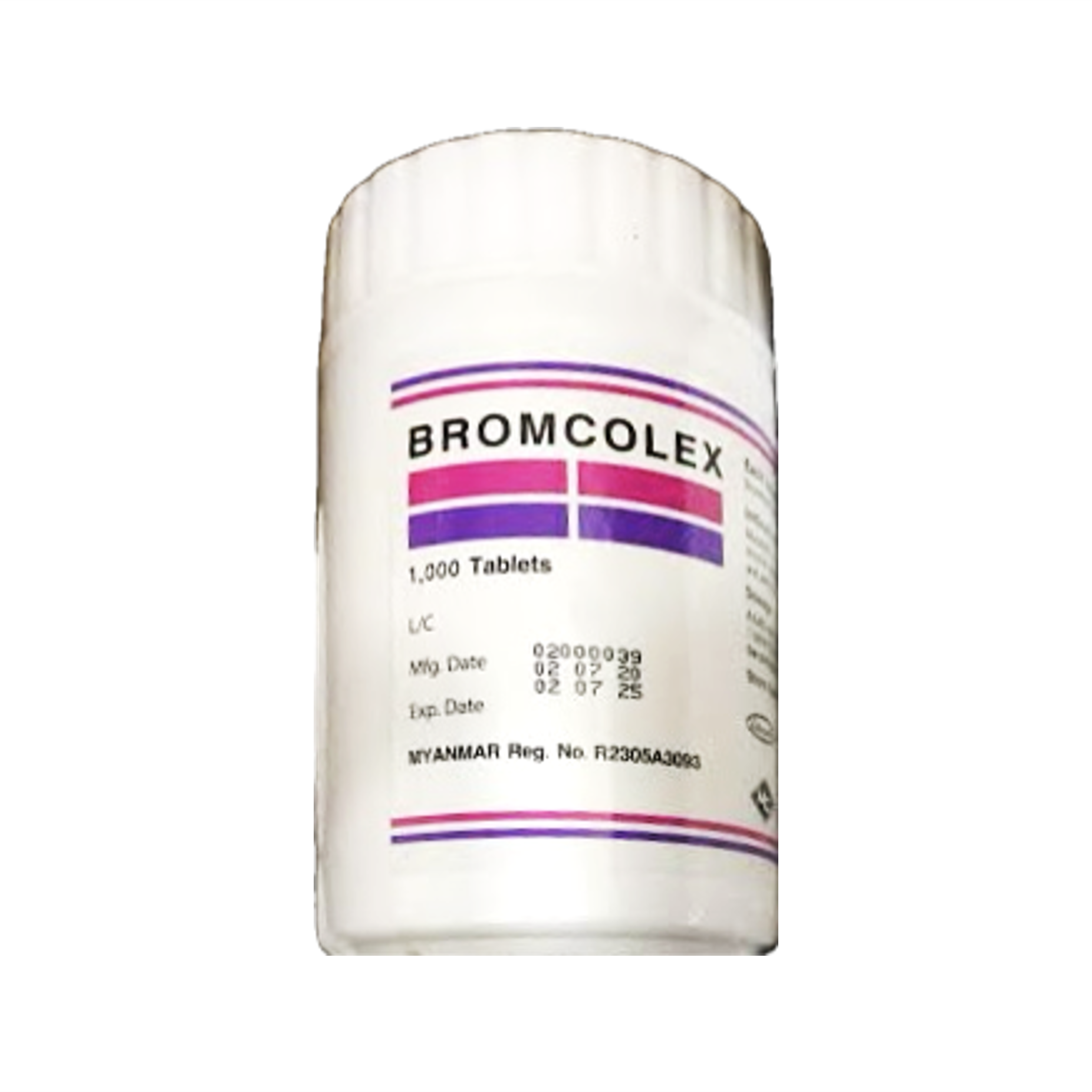Bromcolex 8mg OSOTH INTER (Bottle/1000s) - Buymed Thailand - ซื้อยาที่ ...