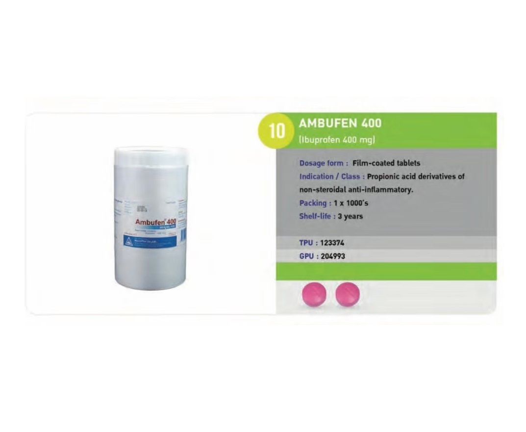 Ambufen 400mg MACROPHAR (Bottle/1000s) - Buymed Thailand - ซื้อยาที่บาย ...