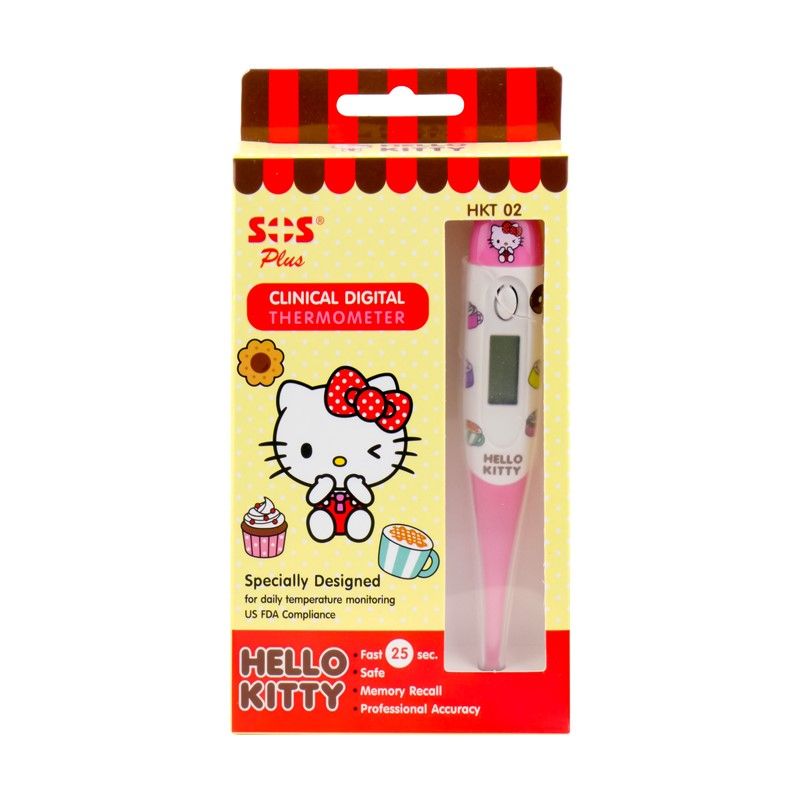 SOS Plus Digital thermometer Hello kitty (HKT02) BKK MEDISUPPLY (Box/1s ...