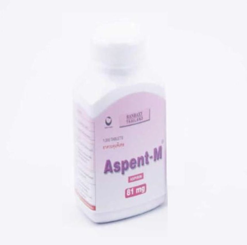 (ข.ย.10) Aspent-M 81mg RANBAXY (Bottle/1000s) - Buymed Thailand - ซื้อ ...