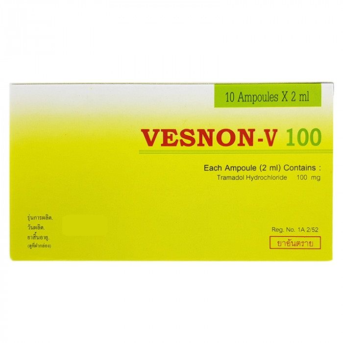 Vesnon-V 100 injection (50mg/ml) VESCO (Box/10s/2ml) - Buymed Thailand - ซื้อยาที่บายเมดถูกกว่า