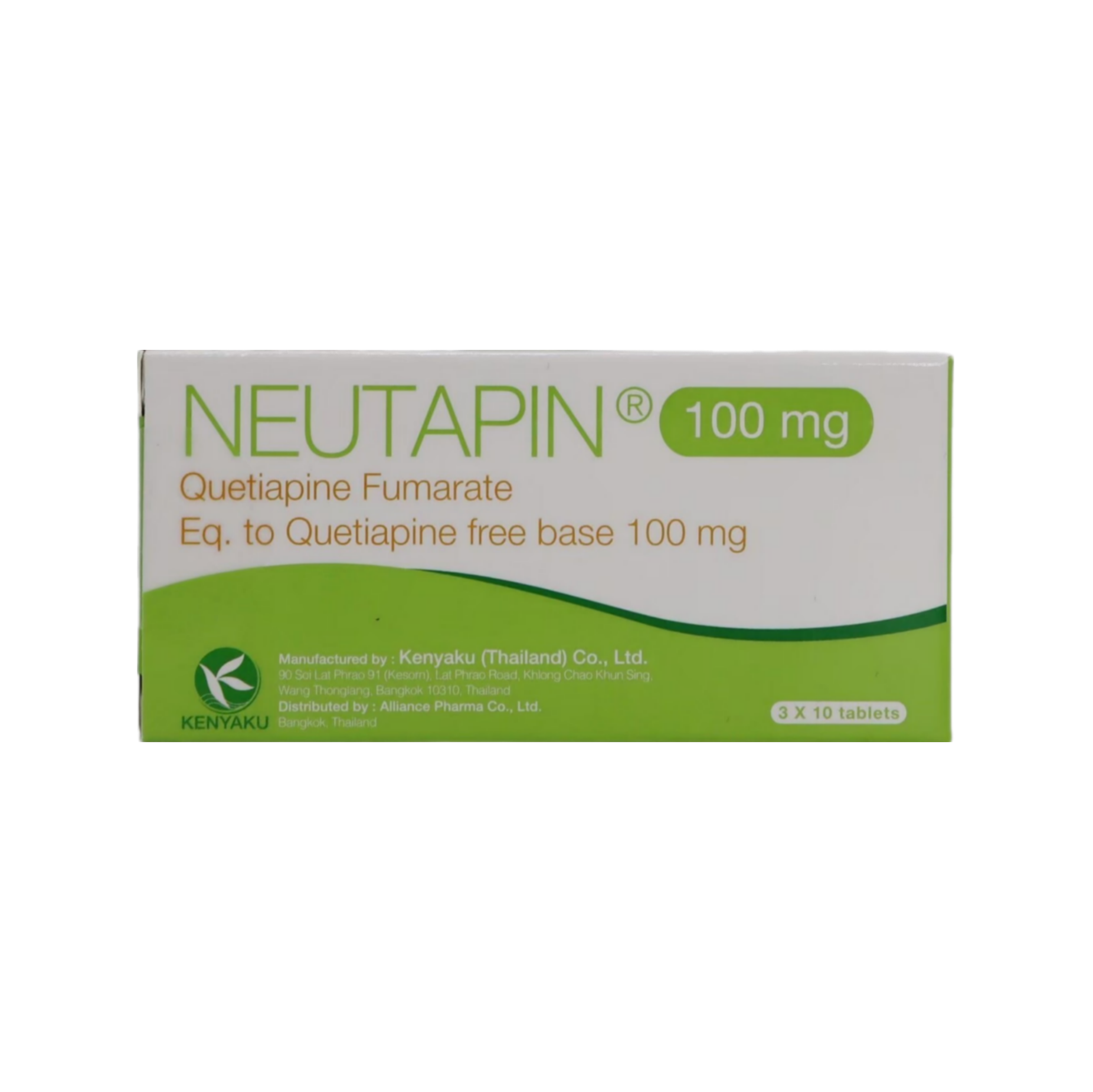 (ข.ย.10) Neutapin 100mg ALLIANCE PHARMA (Box/30s) - Buymed Thailand ...