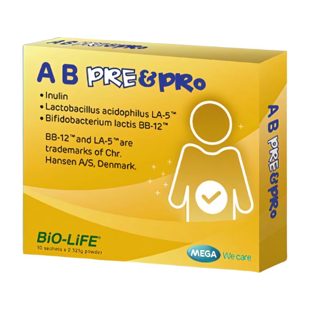 AB Pre&Pro MEGA (Box/10s) - Buymed Thailand - ซื้อยาที่บายเมดถูกกว่า