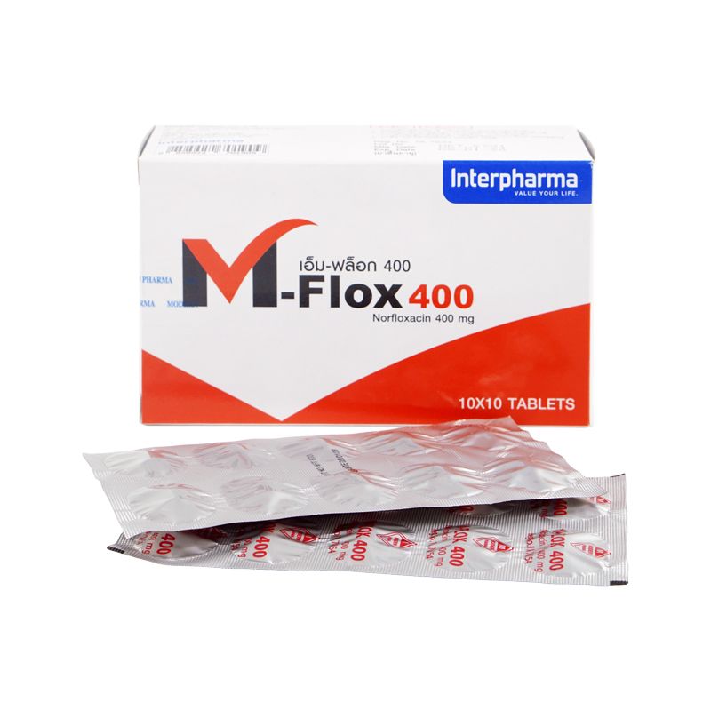 M-Flox 400mg INTERPHARMA (Box/100s) - Buymed Thailand - ซื้อยาที่บายเมด ...